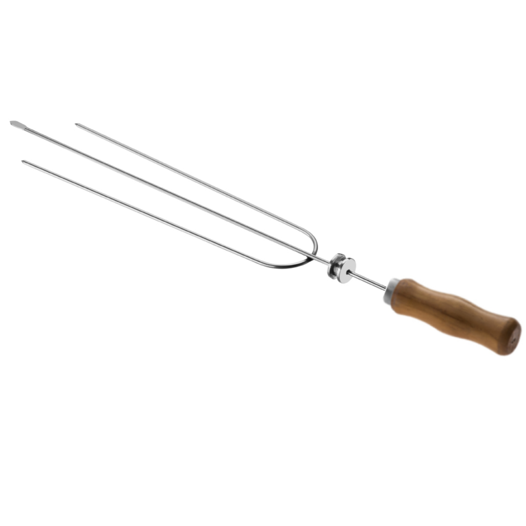 ETIN-3 Triple Prong Skewer Wooden Handle - TomasiUSA